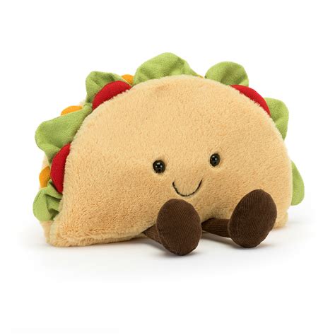 Purchase Jellycat A2tac Amuseable Taco Beige Plush Soft Toy At World Of
