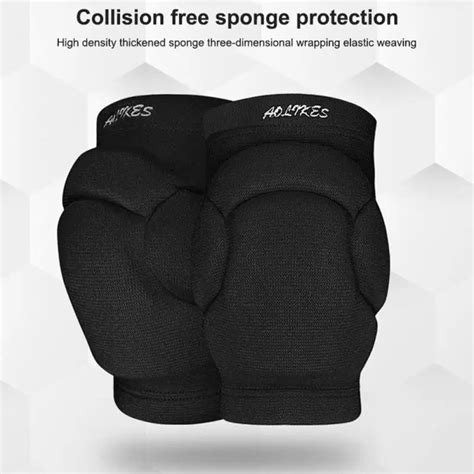 무릎 패드 스포츠 스폰지 Anti Collision Kneepads 배구 힙합 댄스 두꺼운 보호 Kneepads 스포츠 안전