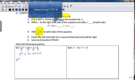 Quadratic Equations YouTube