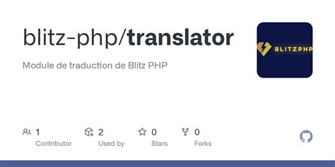 Github Blitz Phptranslator Module De Traduction De Blitz Php