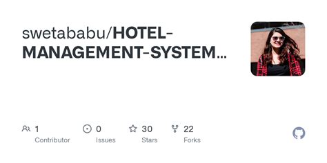 Github Swetababuhotel Management System Database Project