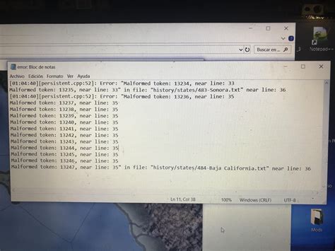 Malformed Token Error Rhoi4modding