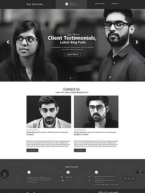 bold layout web with parallax scrolling effect contemporary figma