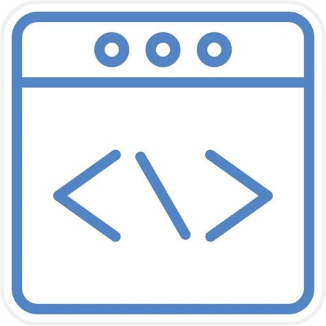 Web Programming Vector Icon Style 22705018 Vector Art At Vecteezy