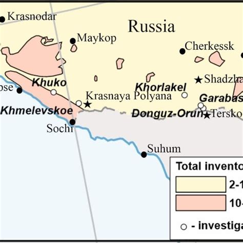 Study Sites On The Map Of The Chernobyl Fallout 1998 Israel 1998