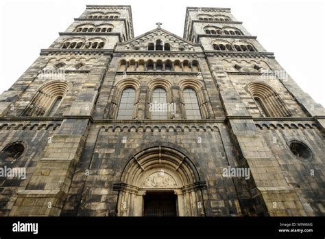 Romanesque Lunds Domkyrka Lund Cathedral In Lund Scania Sweden