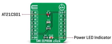 SWI EEPROM Click Mikroe Mouser
