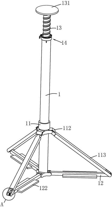一种市政桥梁建筑支撑架的制作方法