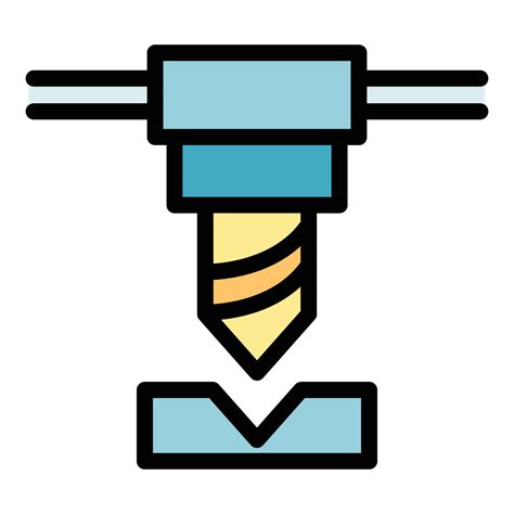 Cnc Machine Icon Vector Flat Vector Art At Vecteezy