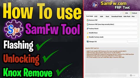 How To Use Samfw Tool Basics All Options Explain 2023 Youtube