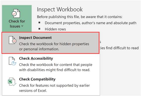 Как удалить все скрытые строки и столбцы в Excel