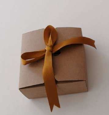 Caja Con Listón 10x10x5 Cm The Bluebox Querétaro
