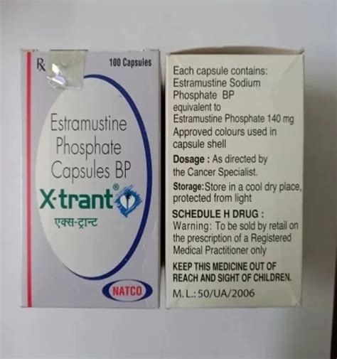 X Trant Capsules At ₹ 13000box Estramustine Phosphate Capsule In Nagpur Id 2856163933812