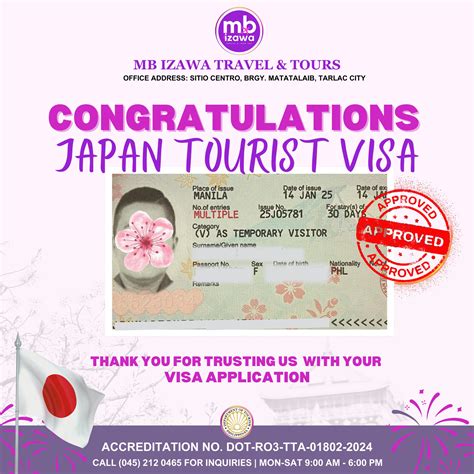 Mb Izawa Travel And Tour Inc Tarlac