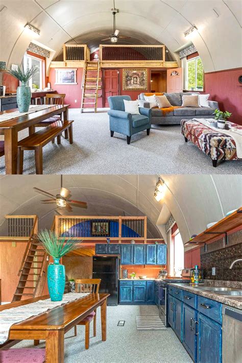 Inviting Quonset Hut Home Interior