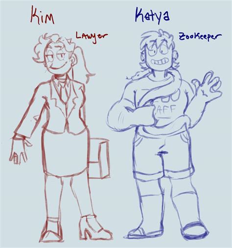 Kim And Katya Redesign Edd Posting Eddsworld Amino