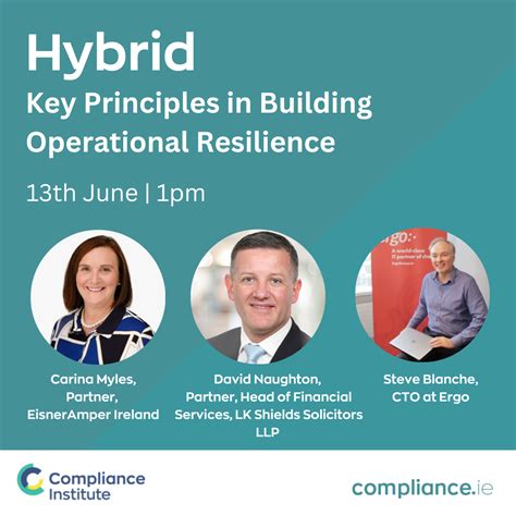 Key Principles In Building Operational Resilience Freehybrid