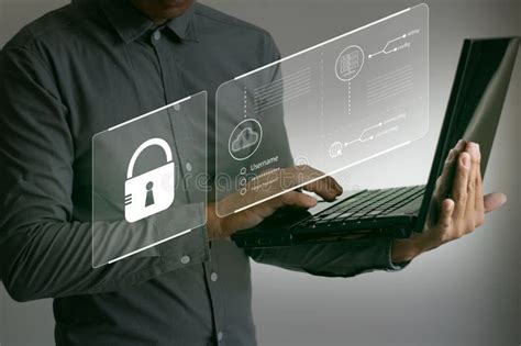 Data Protection Computer Network Hacking To Gain Access To Data