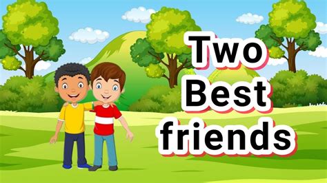 Two Best Friends English Story English Story Book Youtube