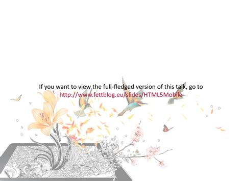 Html5 Mobile Some Experiences Speaker Deck