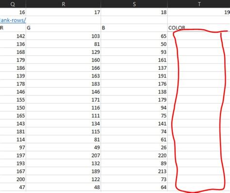 How Can I Apply Colors To Cells Based On R G B Values Of Previous