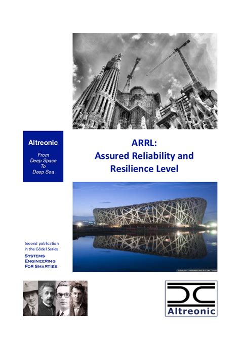 Pdf Arrl Assured Reliability And Resilience Level