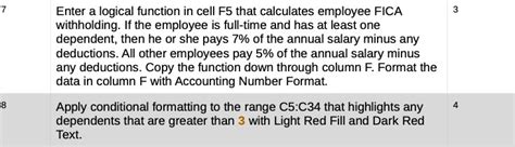 Enter A Logical Function In Cell F5 That Calculates Employee Fica