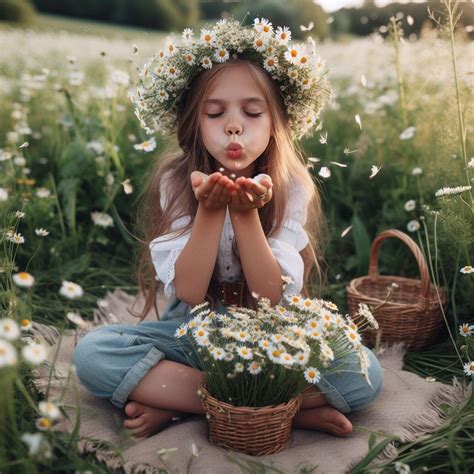 Download Flowers Girl Summer Royalty Free Stock Illustration Image