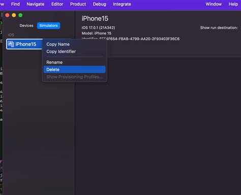 【xcode1501】simulatorが起動しない