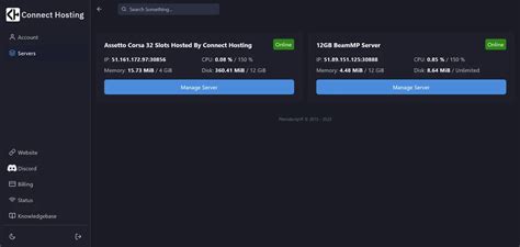 Beammp Server Hosting From 149mo Connect Hosting