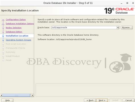 Step By Step Installation Of Oracle Database 19c Software Dba Discovery