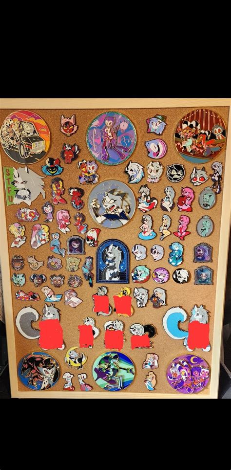 Wanted To Share My Pin Collection Thus Far Some Nsfw Are Colored Out So I Could Share Here Got