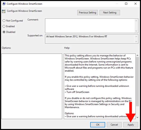 How To Disable SmartScreen On Windows Server Knowledge Base Hyonix