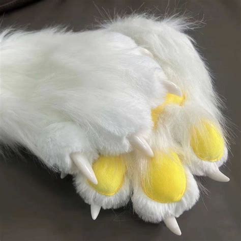 Multi Color Fursuit Paws Furry Paws Cute Fursuit Paws Cosplay Paws