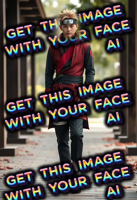 Free Adult Boruto Costume Face Swap Ai Face Swap