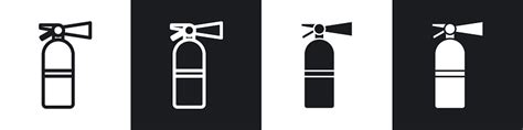소화기 아이콘은 흑백으로 채워지고 선 스타일로 설정됩니다 건강관리와 의술에 대한 스톡 벡터 아트 및 기타 이미지 건강관리와 의술 기체 물리 구조 냄새 맡기 Istock