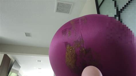 Pushing A Nice Wet Mushy Load In Leggings ThisVid