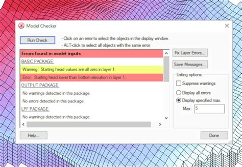 Troubleshooting Modflow In Gms Aquaveo And Water Resources Engineering News