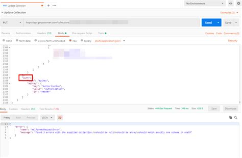 Issue Using Auth To Update Collection · Issue 6532 · Postmanlabs