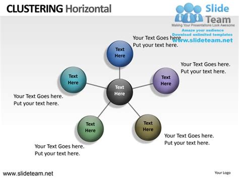Clustering Horizontal Powerpoint Ppt Slides Pdf