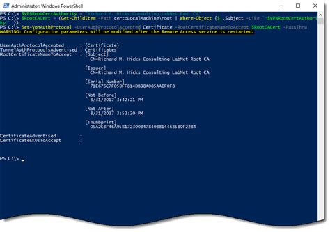 Always On Vpn Windows 10 Device Tunnel Step By Step Configuration Using Powershell Richard M