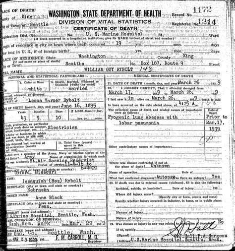 William Guy Rybolt 1895 1939 Find A Grave Memorial