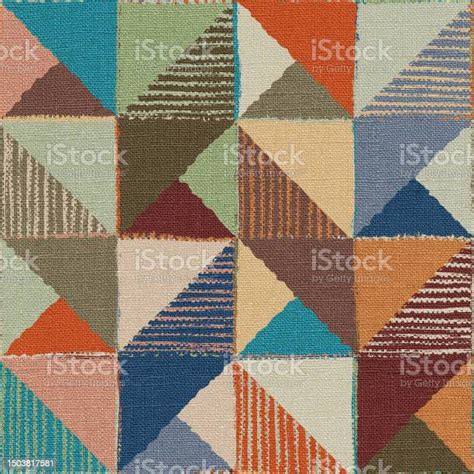 사각형 패턴 민족 직물 그런 지 배경 Boho 스타일 패턴 3d 그림으로 깔개 매끄러운 질감 0명에 대한 스톡 사진 및 기타 이미지 Istock