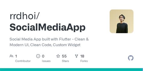 Github Rrdhoi Socialmediaapp Social Media App Built With Flutter Clean And Modern Ui Clean