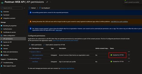 Setup Postman To Connect To Dynamics 365 Crm Using Oauth 20 Azure