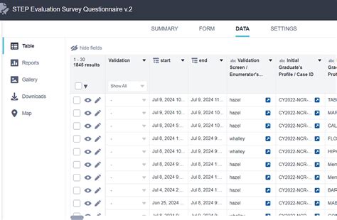 search field not working under data table data management kobotoolbox community forum