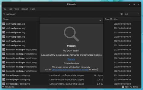 Fsearch 02 File Search Utility Removes Snap Support