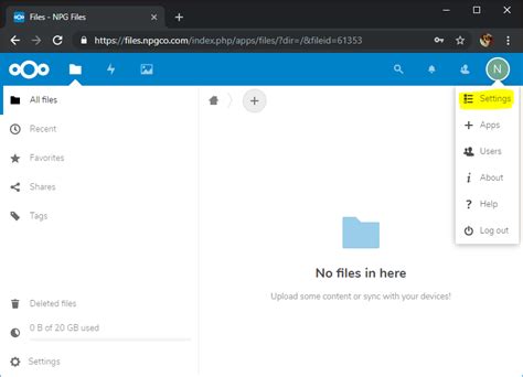 NextCloud Installation News Press Gazette Company