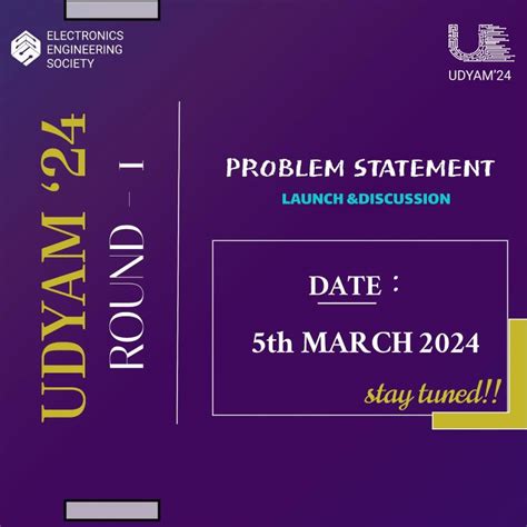 Udyam24 Launches Ps 1 For All Events Ees Iitbhu Posted On The Topic Linkedin