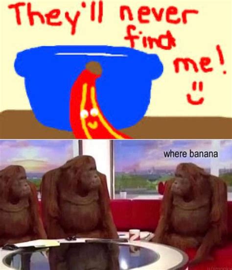 The Banana Is Hidden Where Banana Know Your Meme